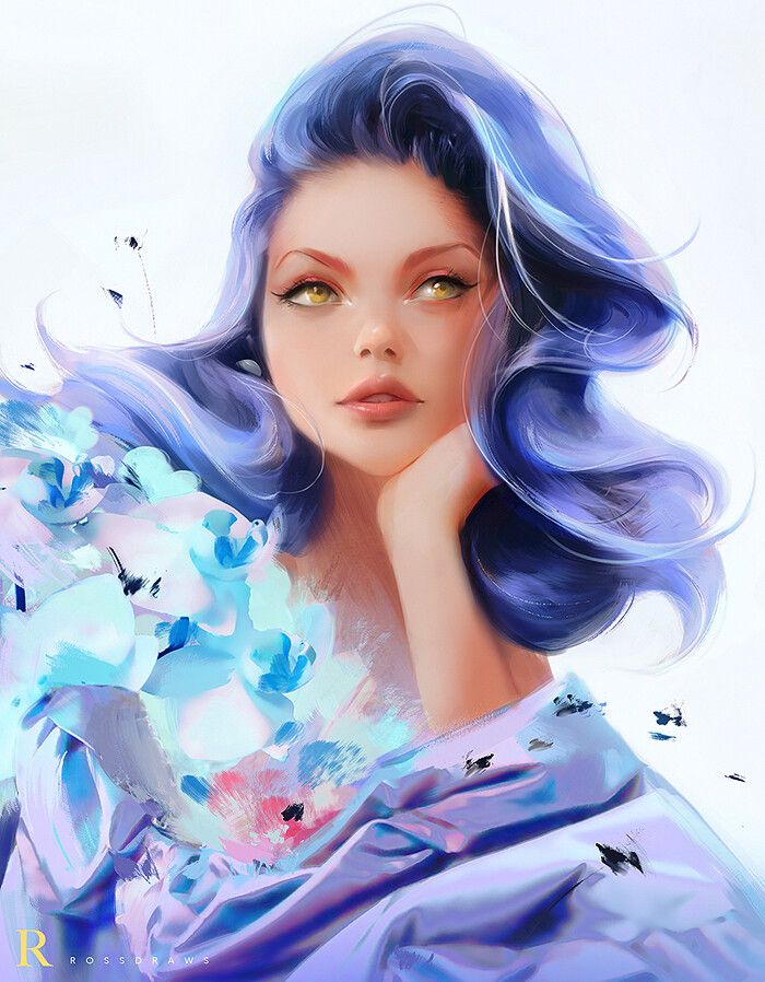 Violet by Ross Tran | Scrolller