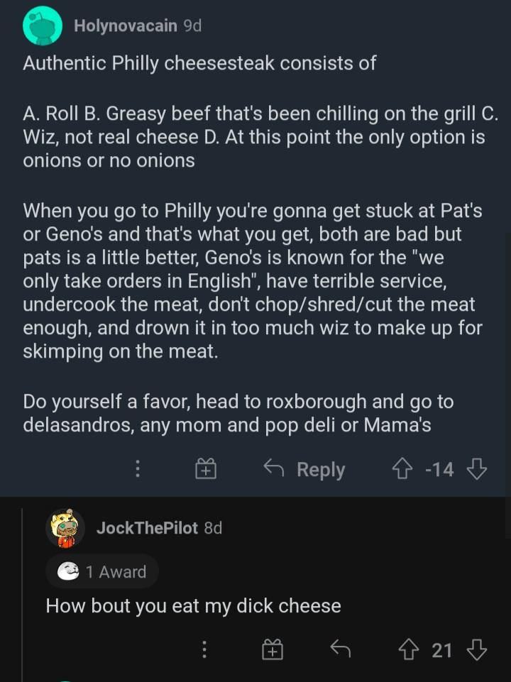 Virgin Cheesesteak Purist vs Sigma Chad Rule | Scrolller