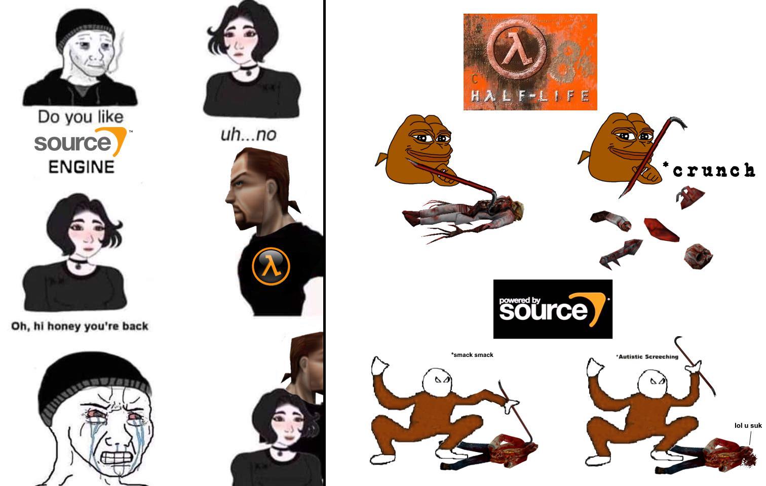 virgin source vs. chad goldsrc | Scrolller