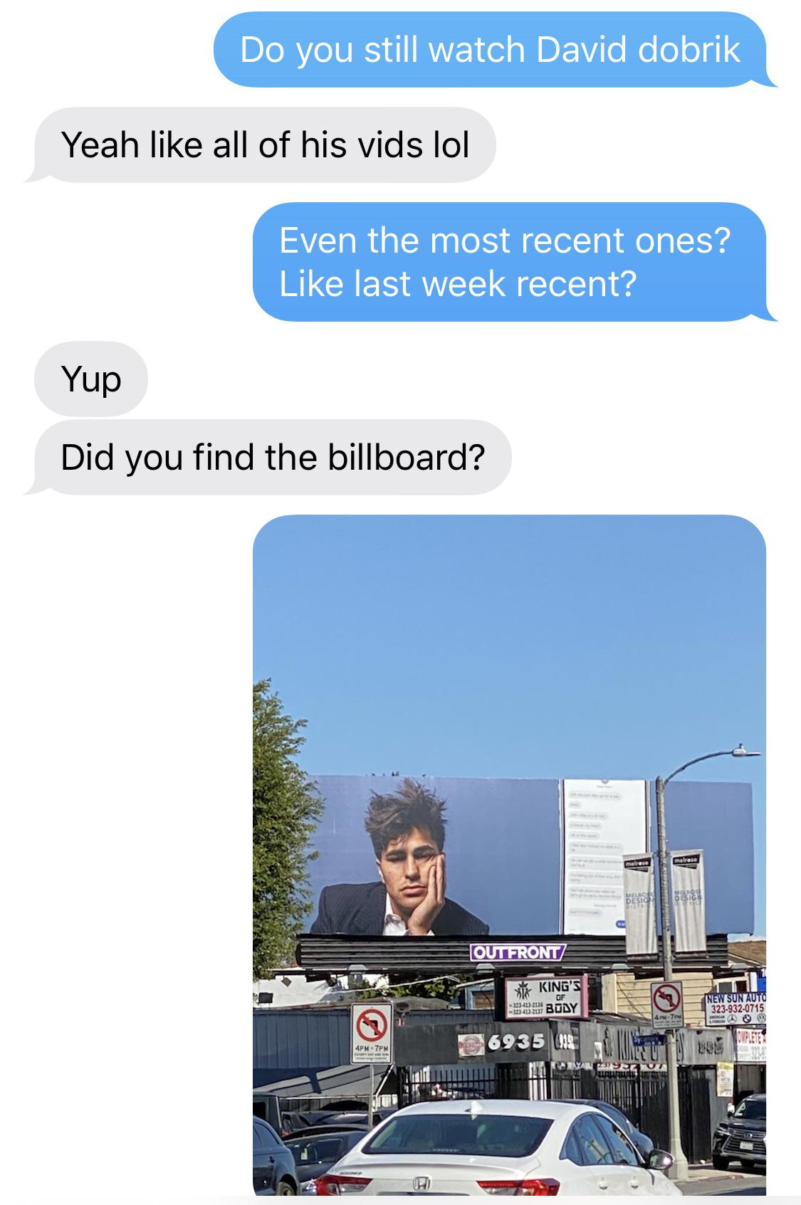 Visiting LA and randomly spotted this - good to know my sister was up to date! | Scrolller