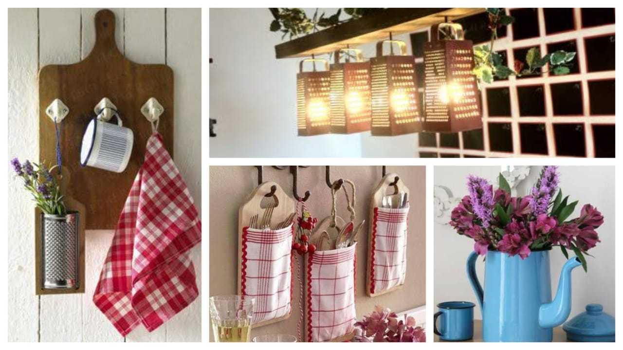 Você vai pirar nessas 100 ideias legais com utensílios de cozinha reciclada. Ideias para decorar ...