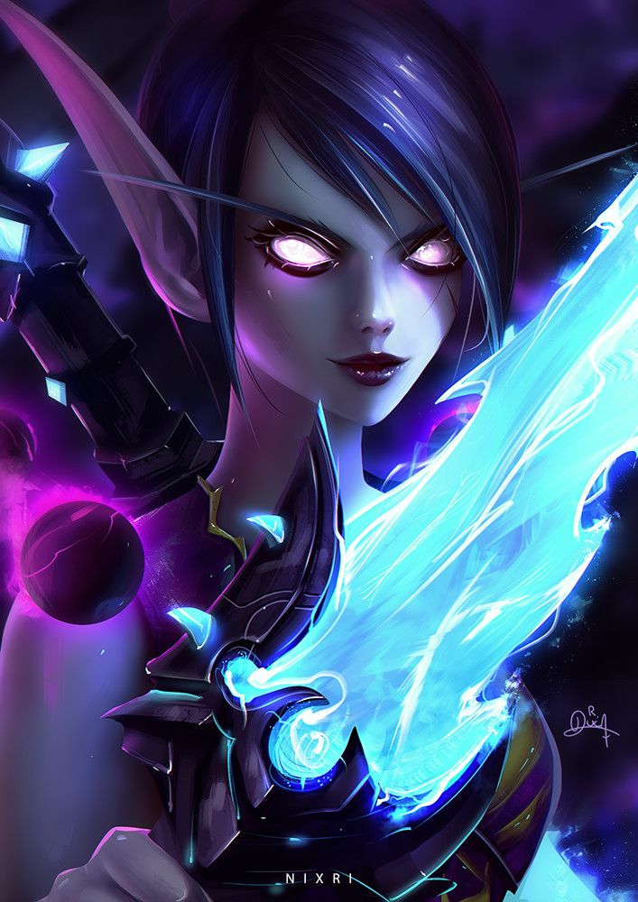 Void Elf Rogue by Rudy Duca | Scrolller