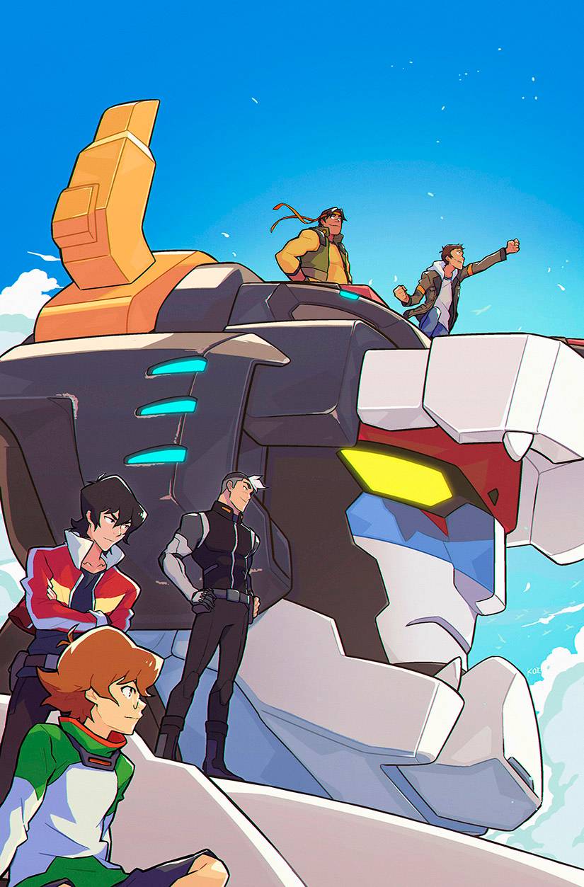 Voltron Legendary Defender issue #4 cover, art by Koi Carreon | Scrolller