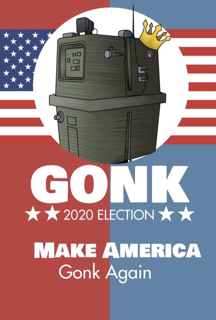 Vote gonk, vote stronk | Scrolller