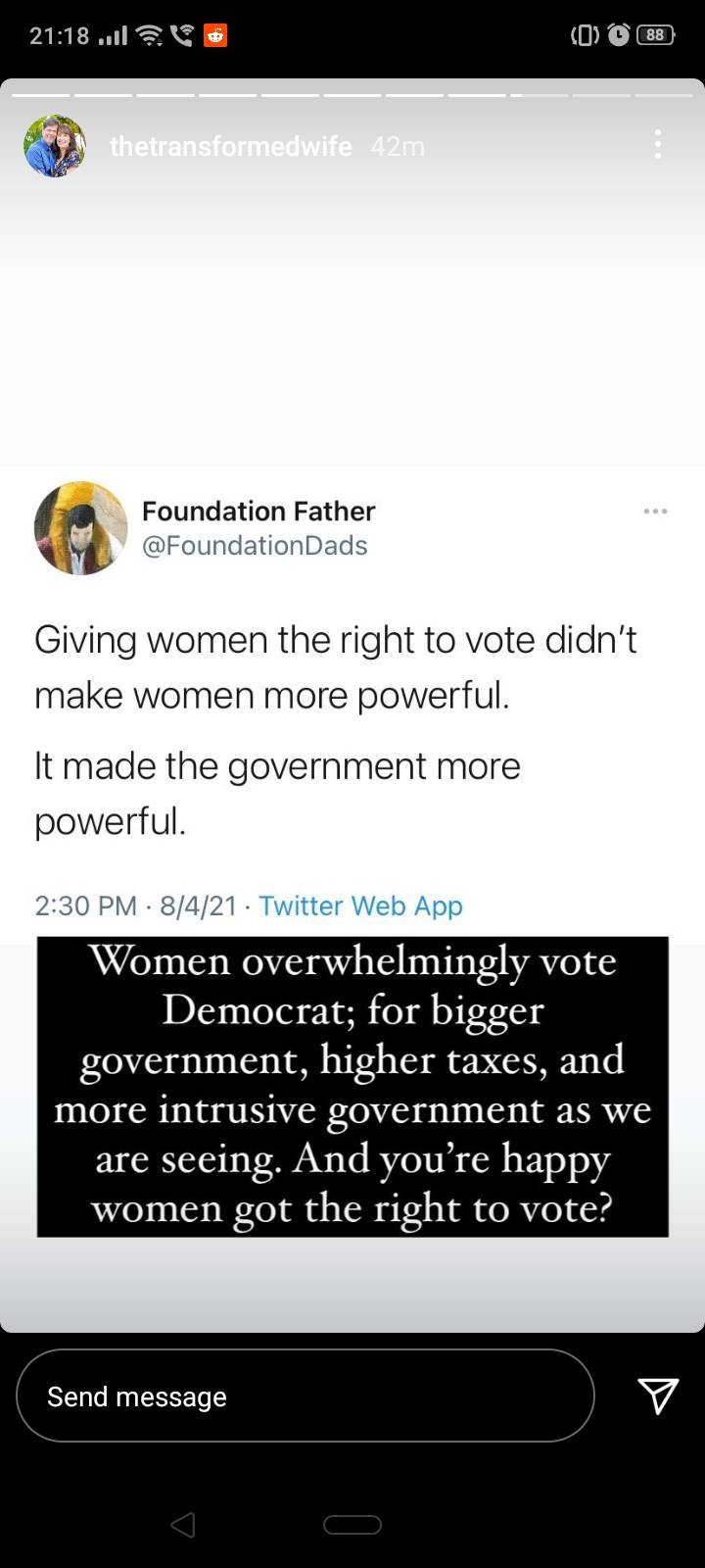 Voting Rights didnt make women powerful | Scrolller