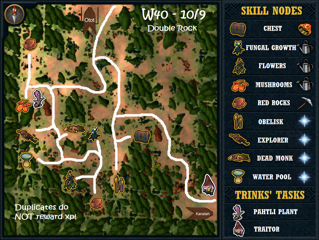W40 Map - 10/9 Double Rock | Scrolller