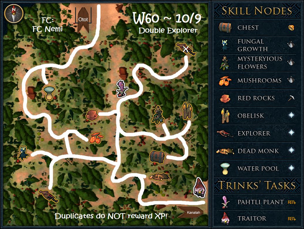 W60 Map ~ 10/9 Double Explorer | Scrolller