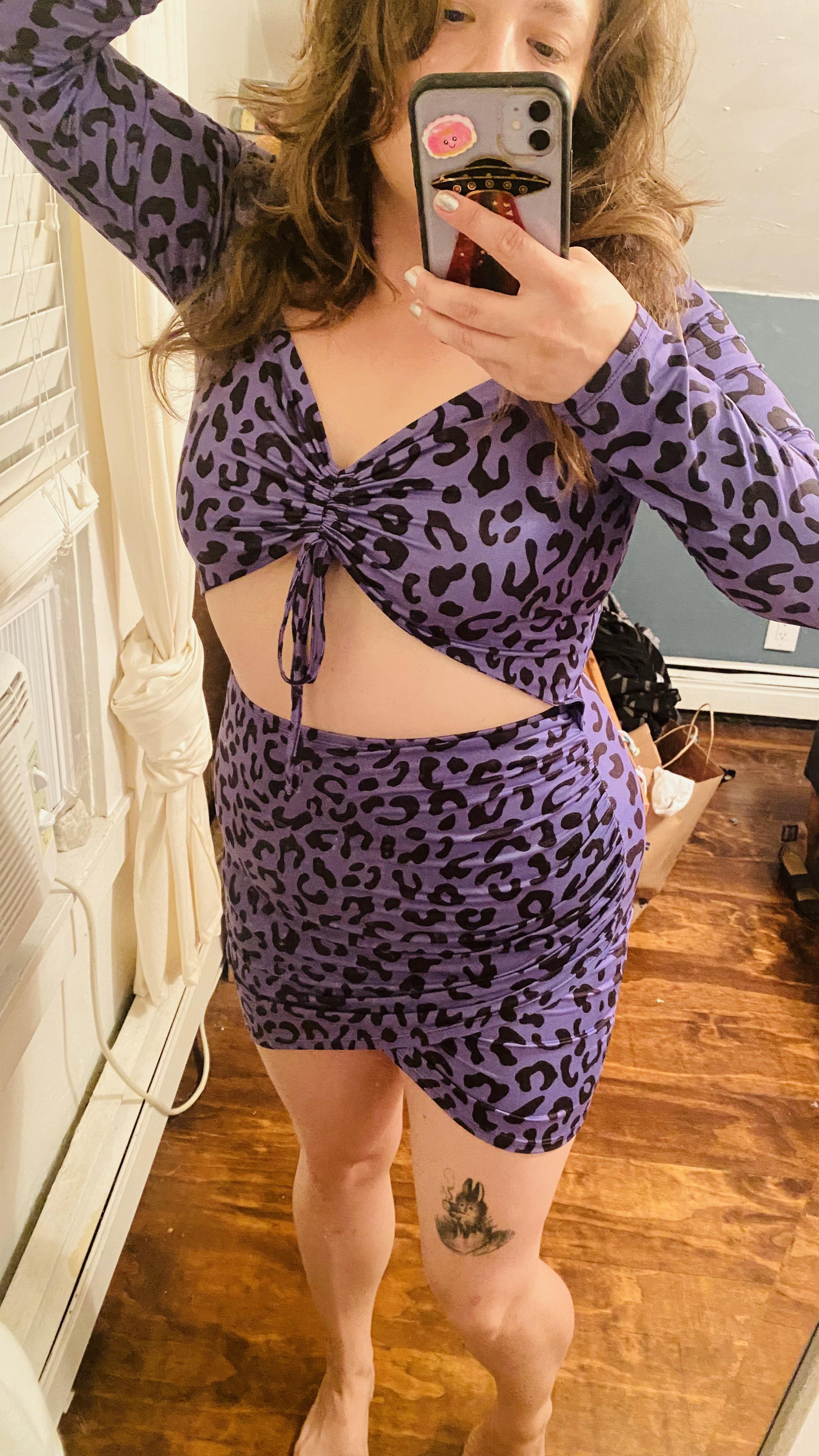 Wacky dress I thri[f]ted today! Closet gone wild. Lol | Scrolller