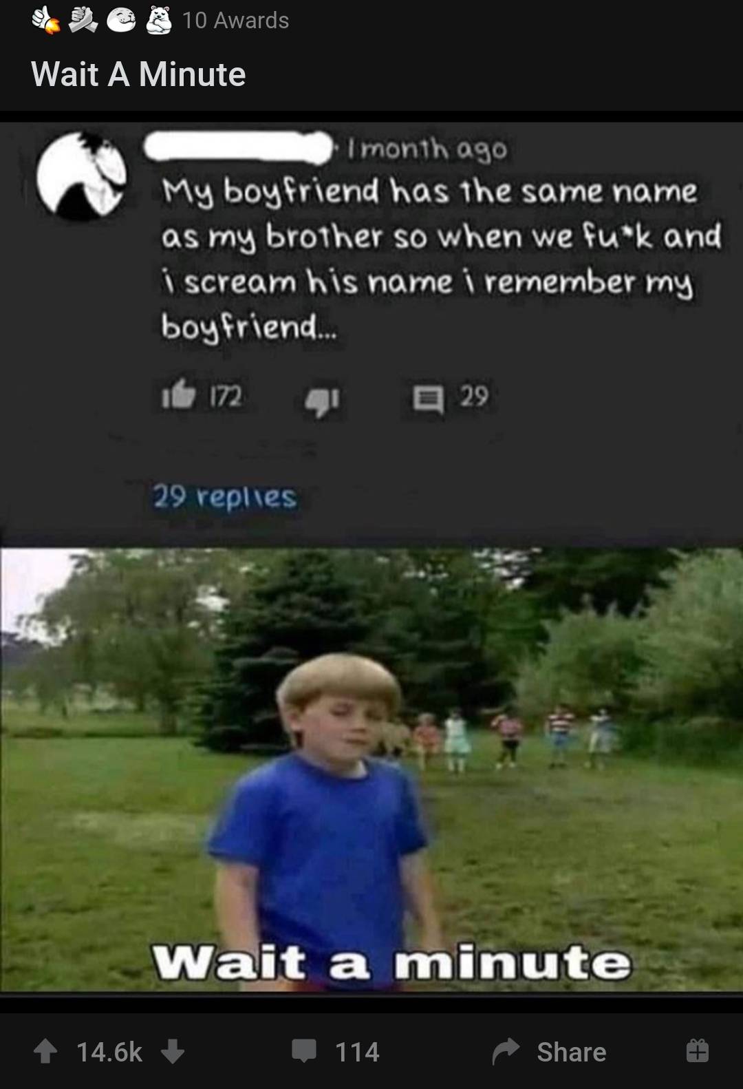 Wait A Minute | Scrolller