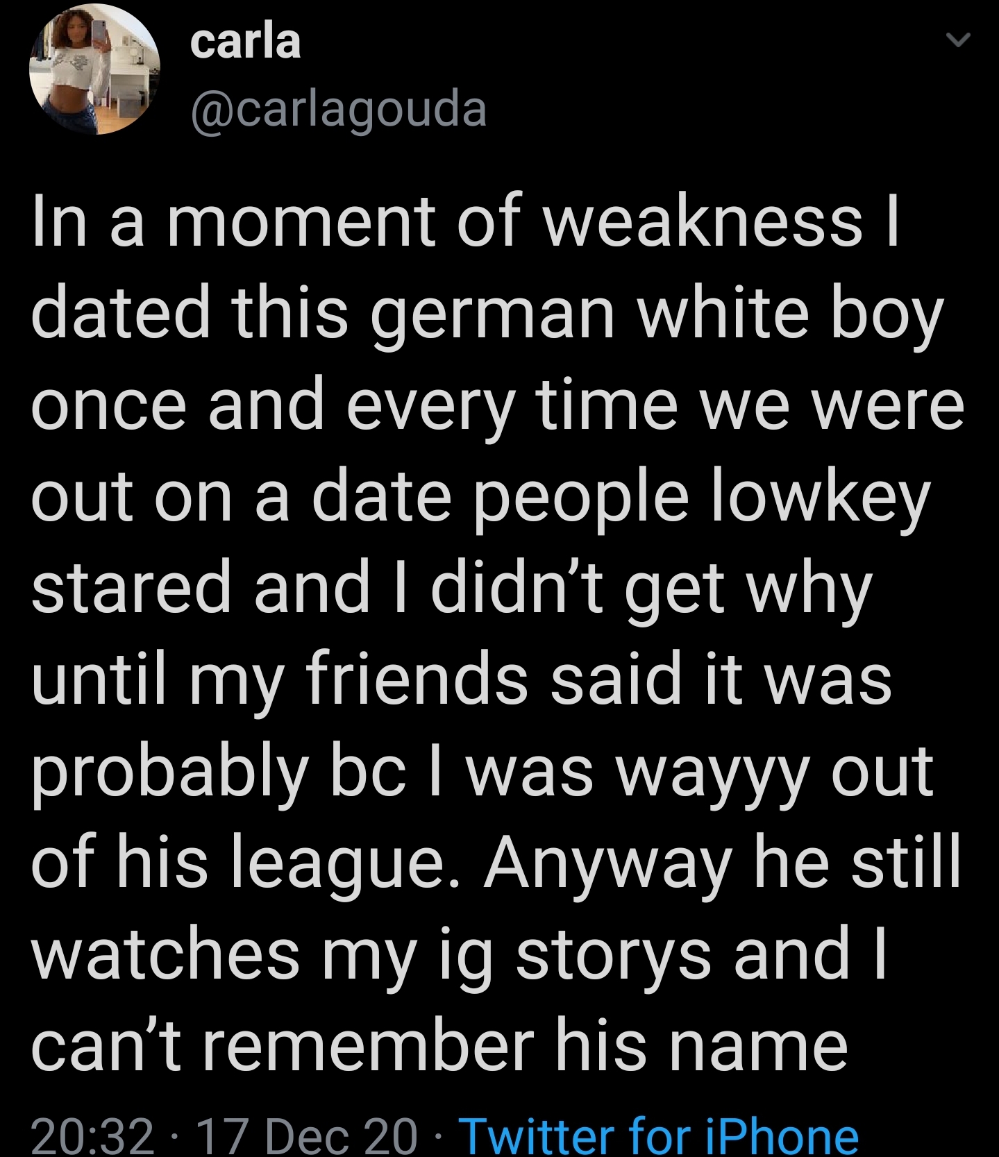 Wait did she just say "moment of weakness " 🤣🤣🤣 I'm dead | Scrolller