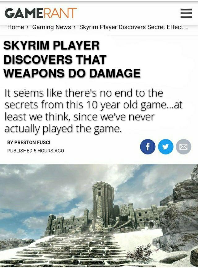 Wait until they hear about magic. | Scrolller