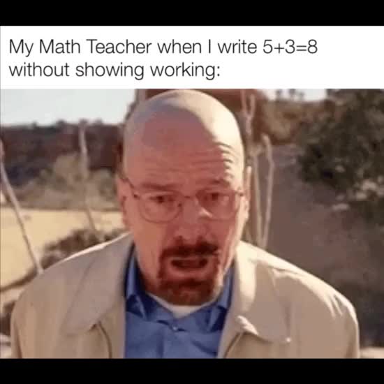 Wait where’s the working? | Scrolller