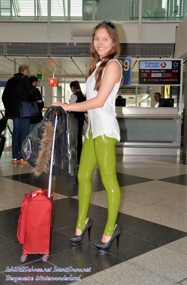 Waiting for her flight | Scrolller