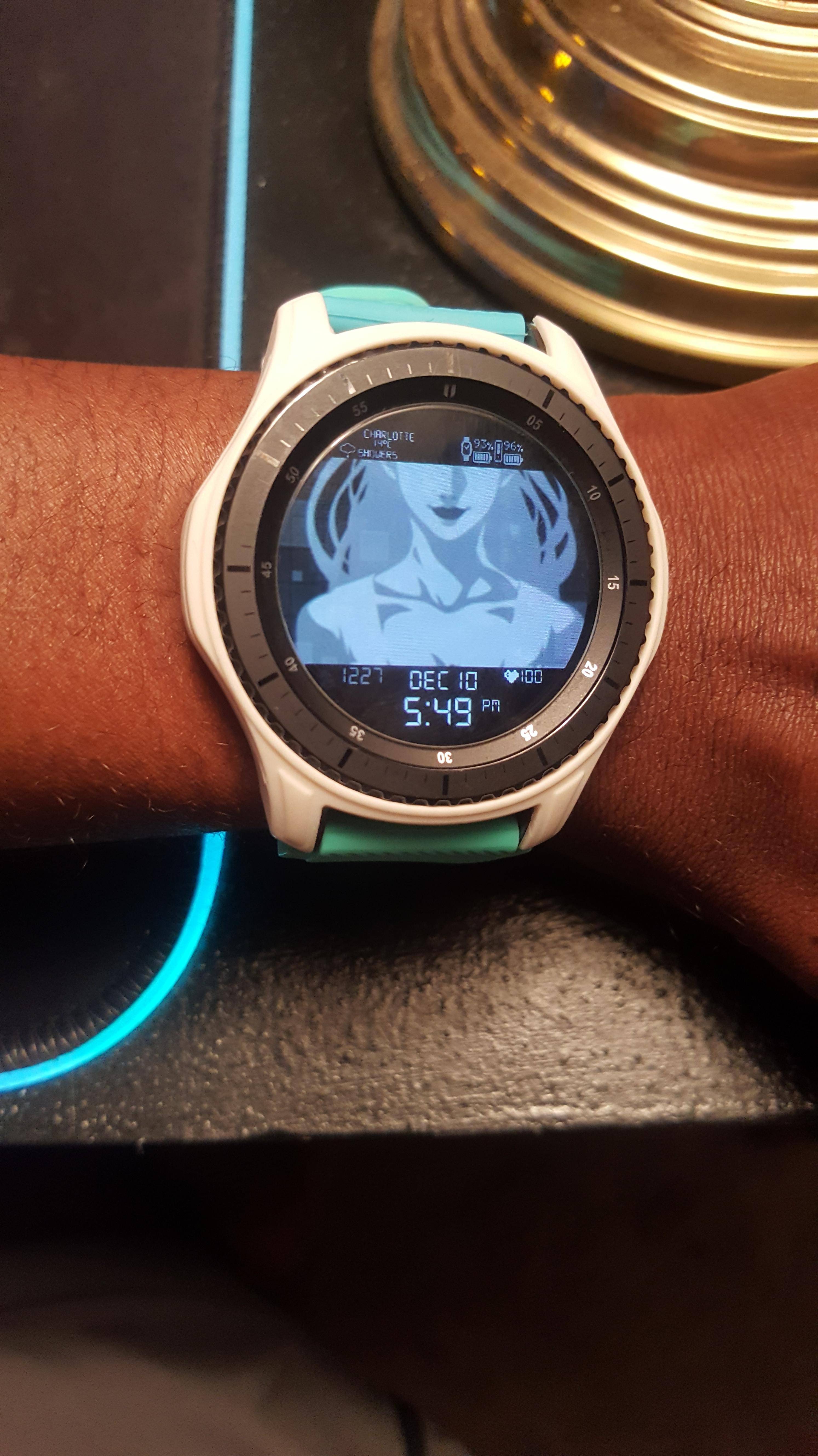 Wanted to make an SMT themed Watchface. This is what I came up with. | Scrolller