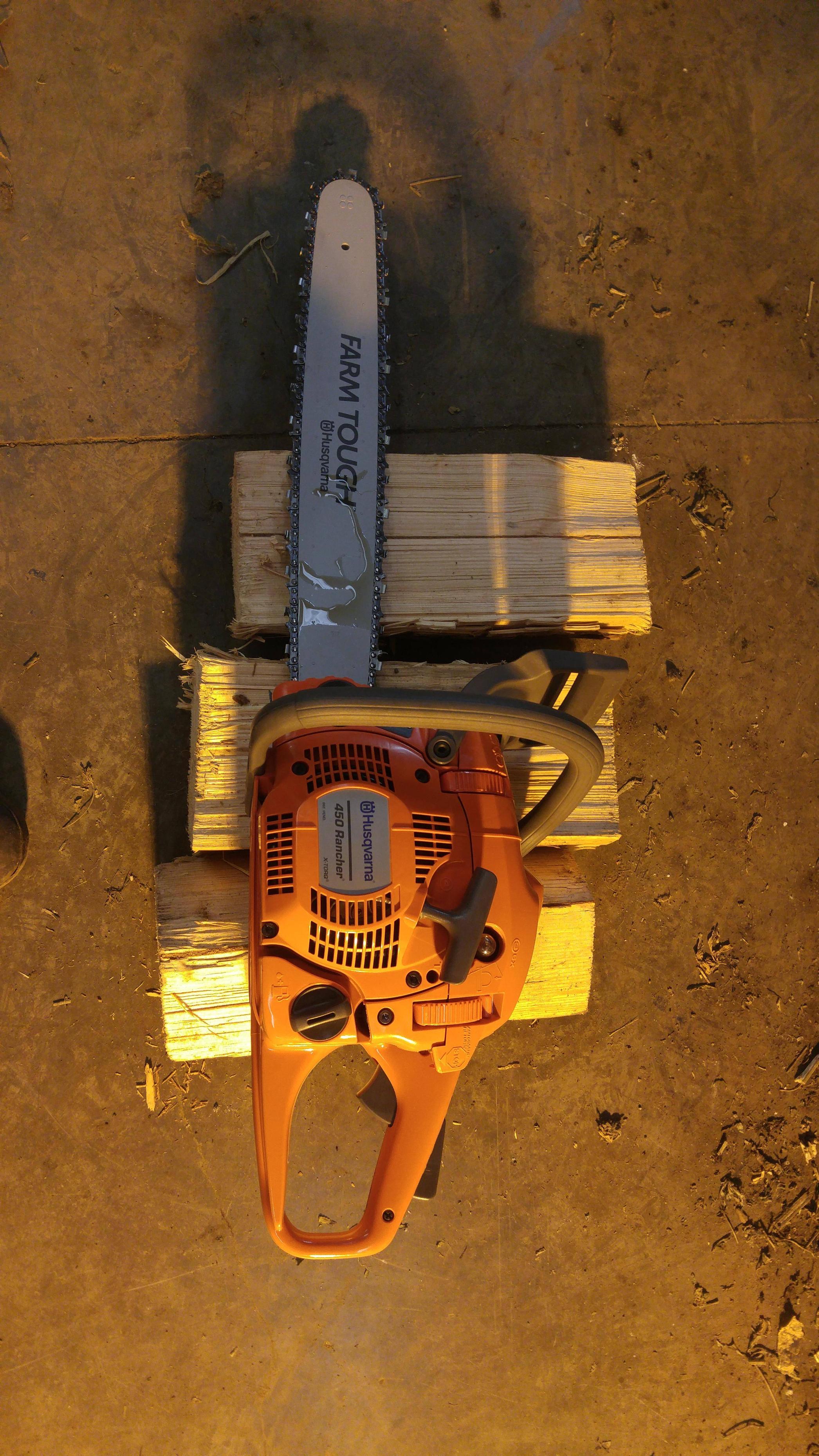 Wanted to share my new saw. Husqvarna 450. | Scrolller