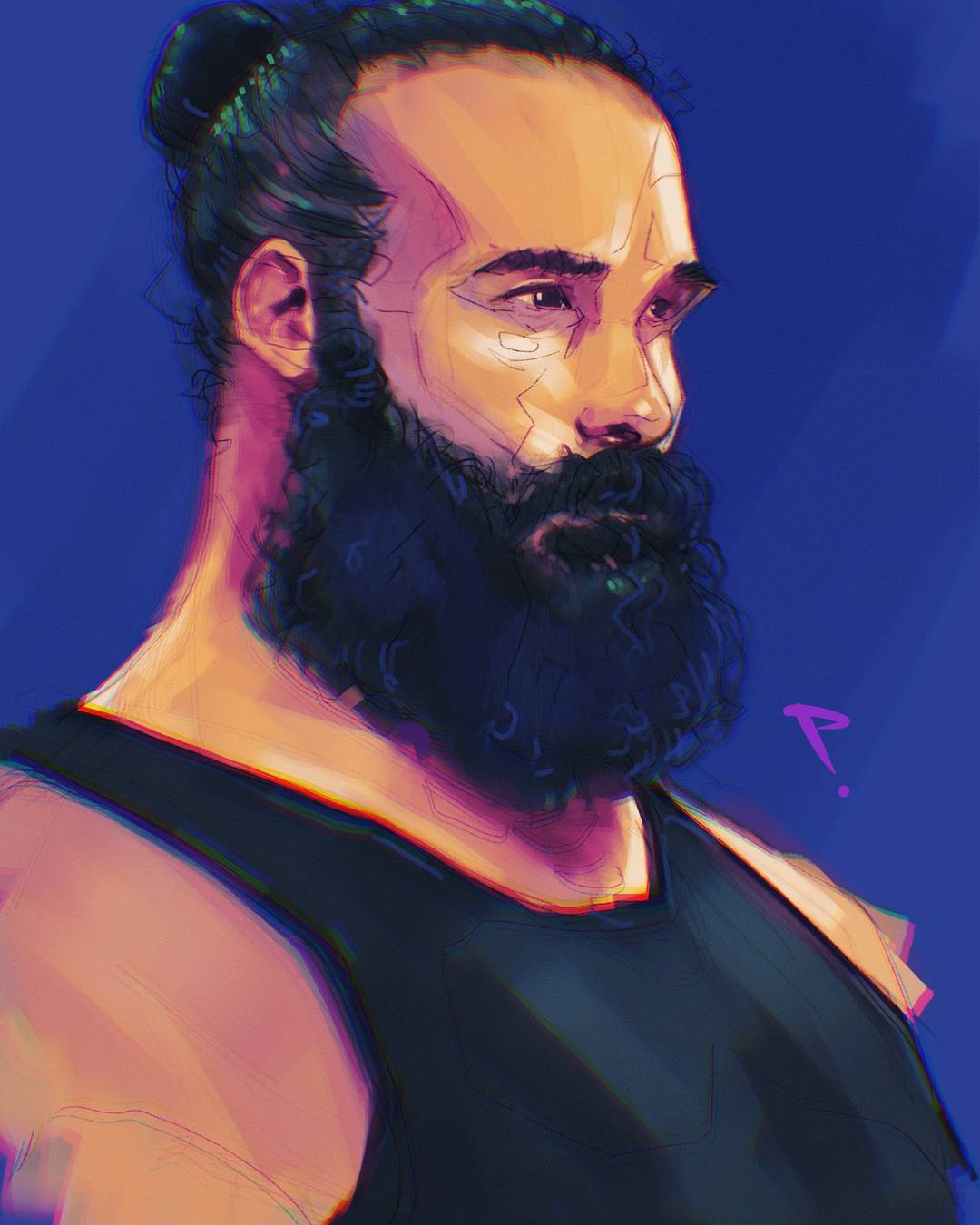 Wanted to share my tribute sketch of Brodie Lee | Scrolller