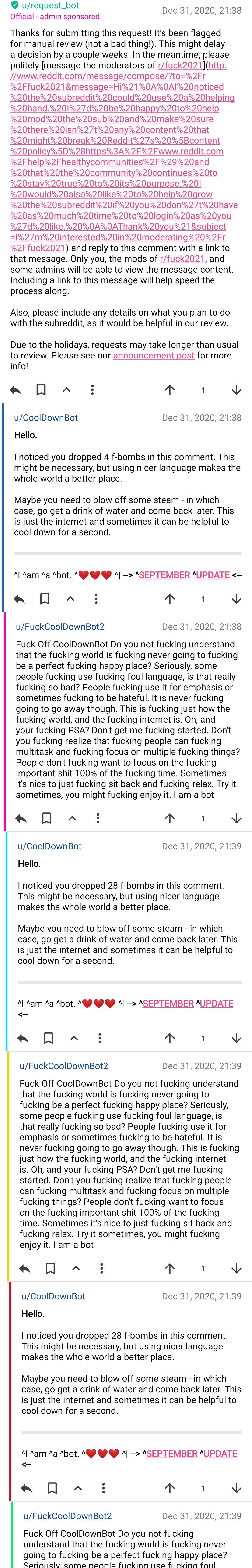 War of bots. | Scrolller