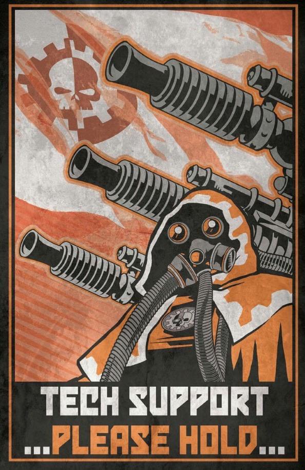 Warhammer tech priest propaganda | Scrolller