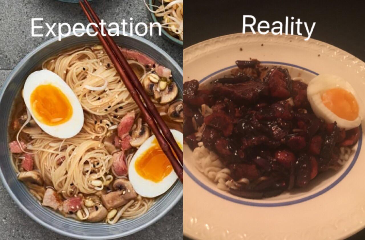 Was craving some ramen so I made some with what I had at home. Needless to say, I do not know ...