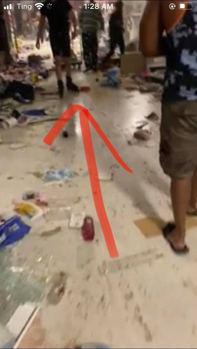 Was watching live feeds of the riots in Minneapolis when I saw someone skating in a Target ...