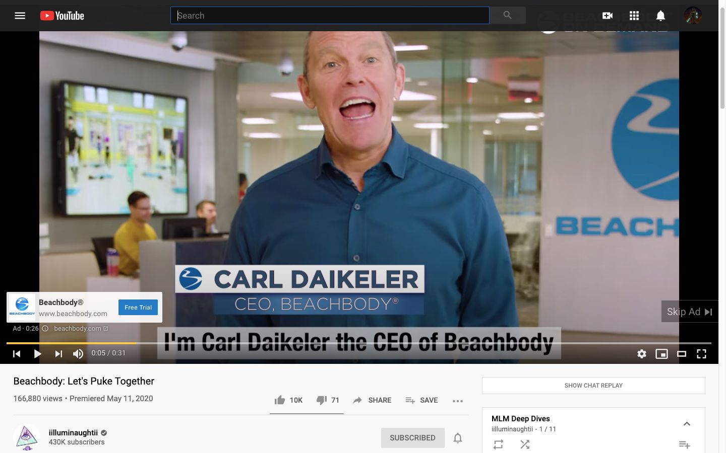 was watching one of blaire's mlm videos when i got this add | Scrolller