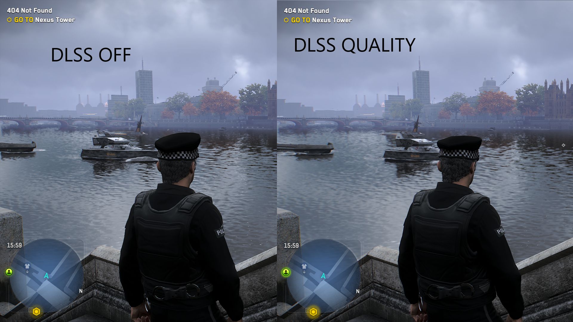 Watch Dogs Legion's implementation of Nvidia's DLSS is quite poor. | Scrolller