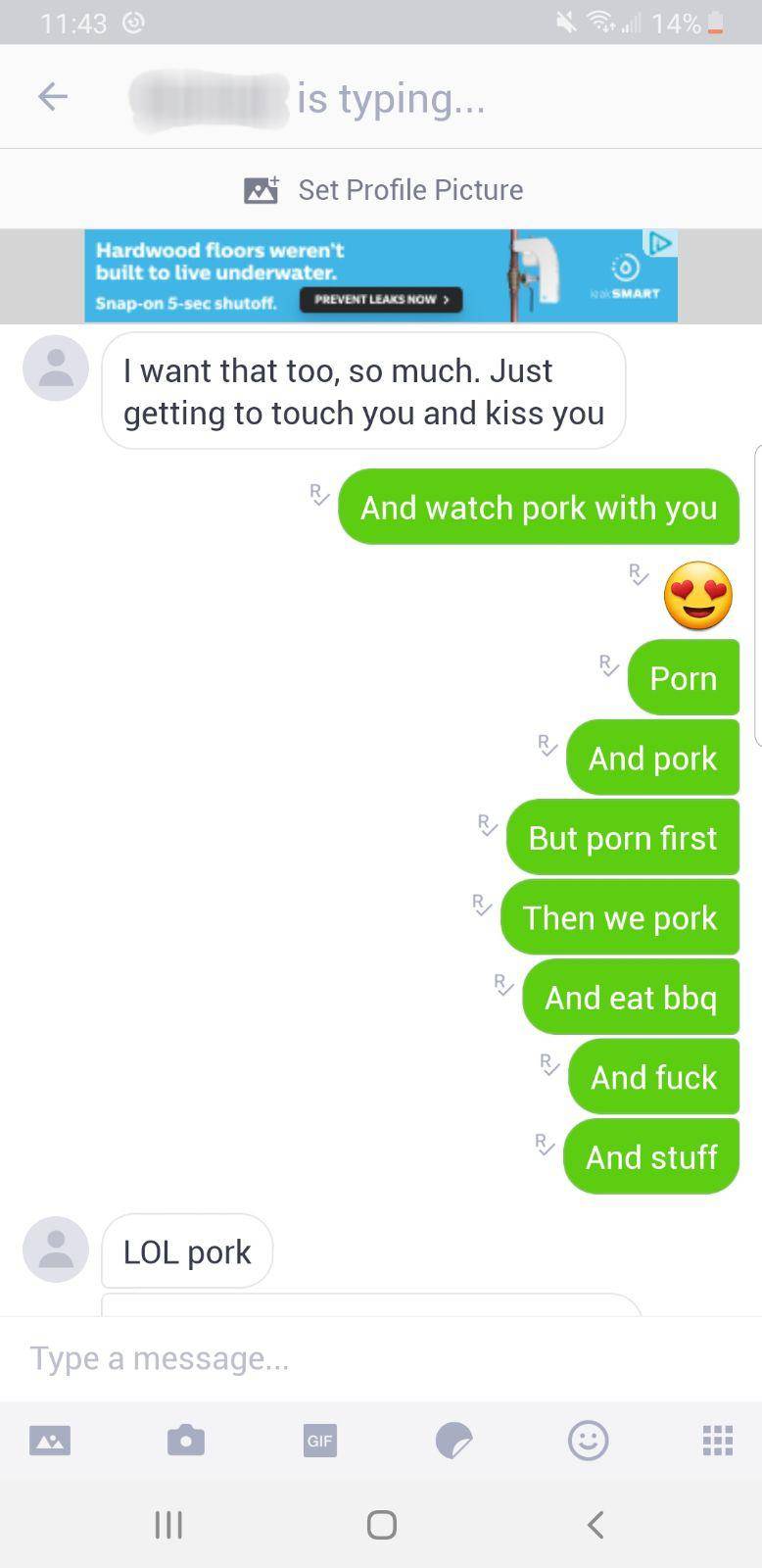 Watching pork together | Scrolller