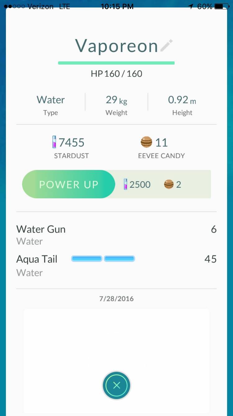 Water gun damage, as well as many other quick and charge attacks now do different amounts of ...