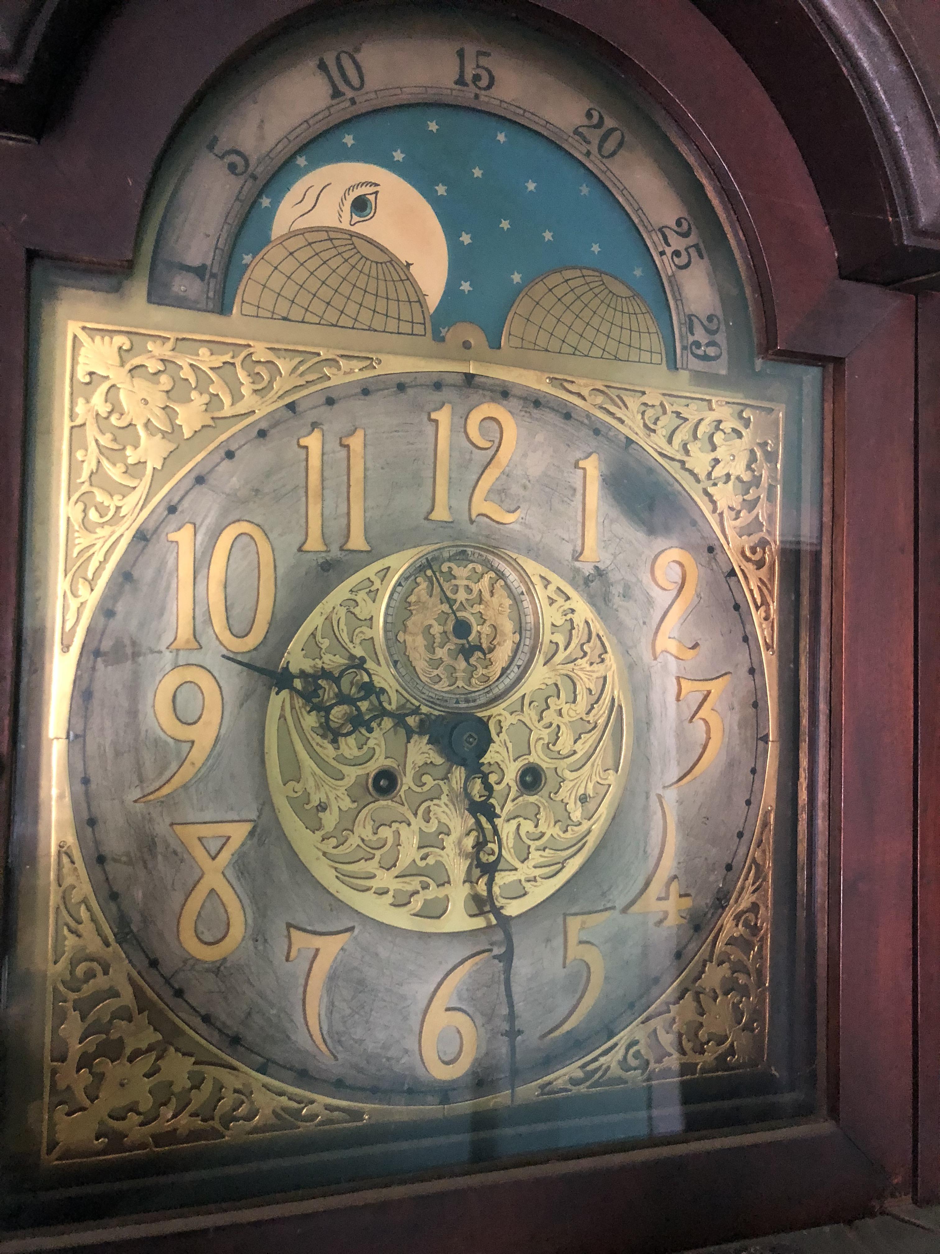 Waterbury Grandfather Hall Clock | Scrolller