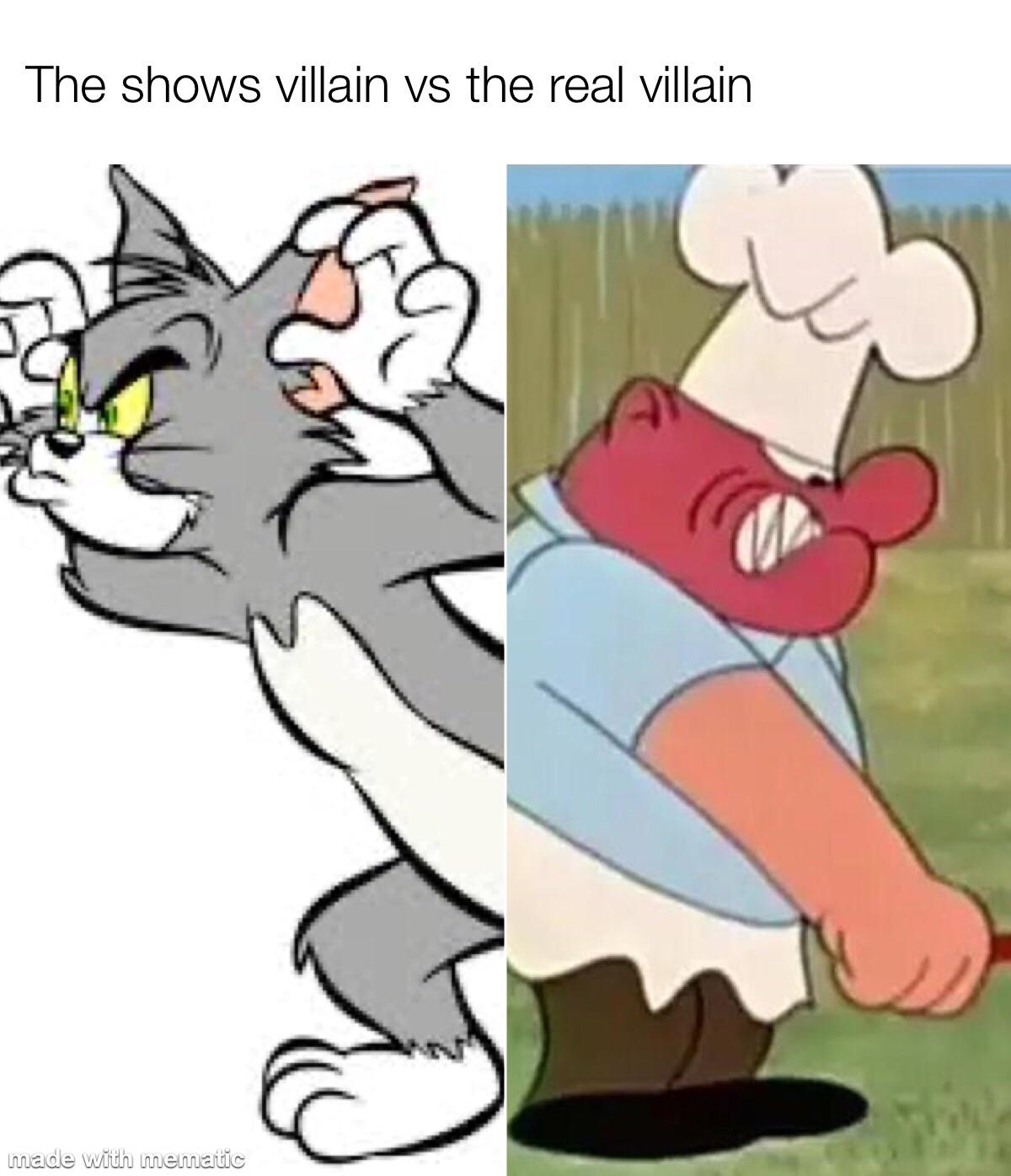 We all knew the real villain. | Scrolller