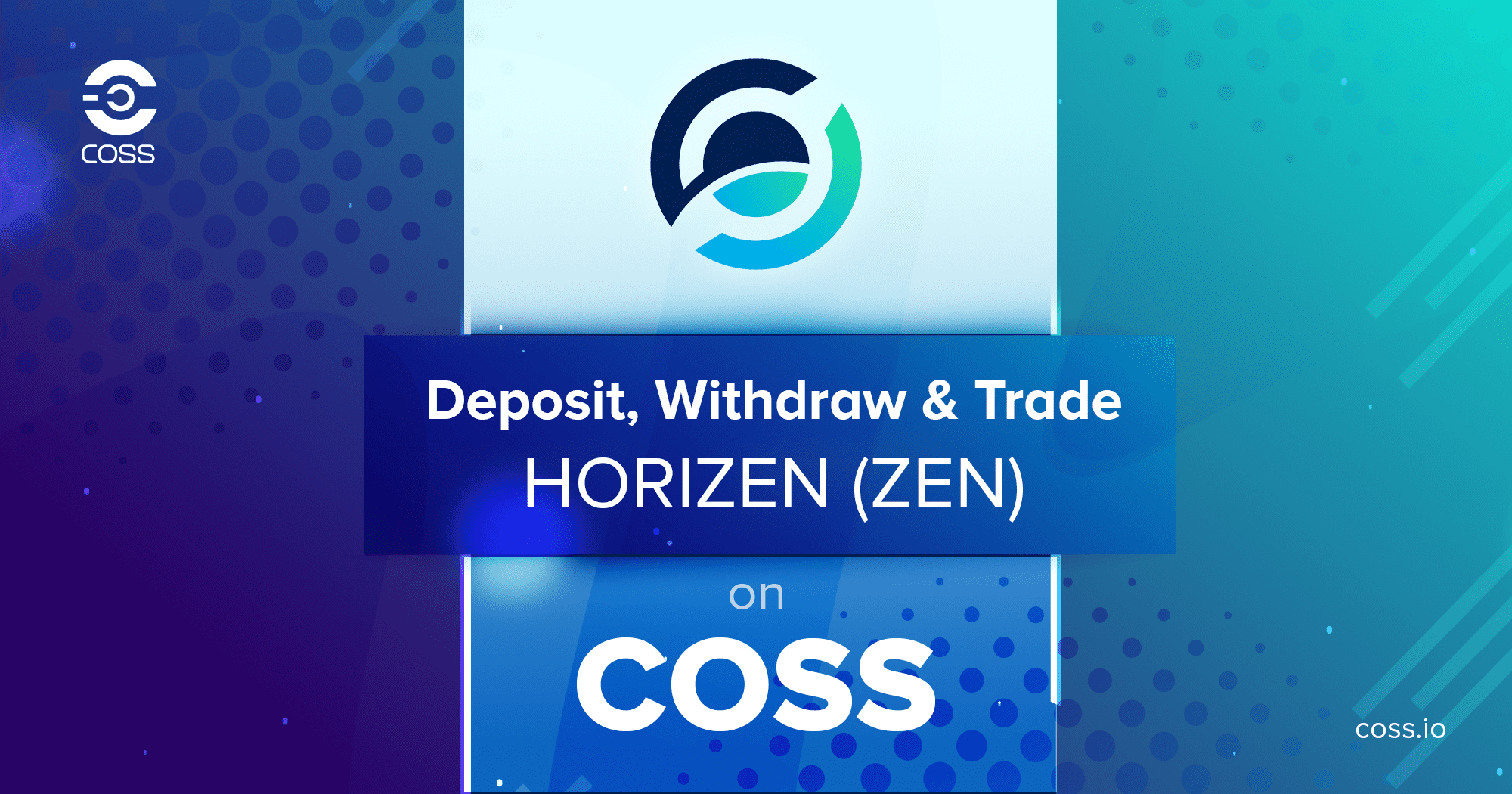 We are pleased to announce that our Horizen ZEN node is back online. Deposits and Withdrawals ...