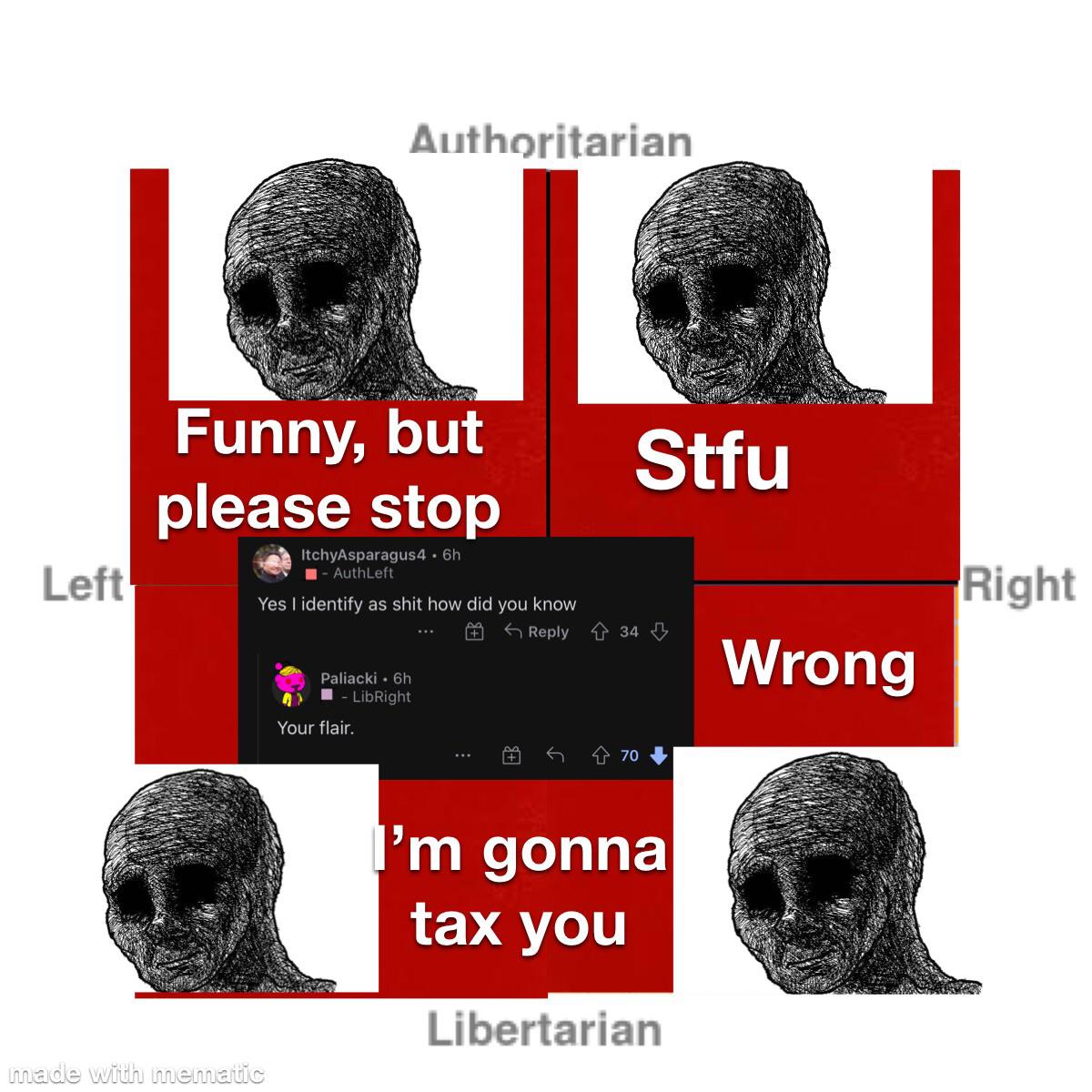 We got destroyed by lib-right :( | Scrolller