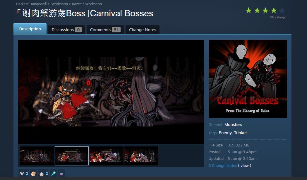 We have Kali, we have Xiao, and now we have The Carnival in Darkest Dungeon too! | Scrolller