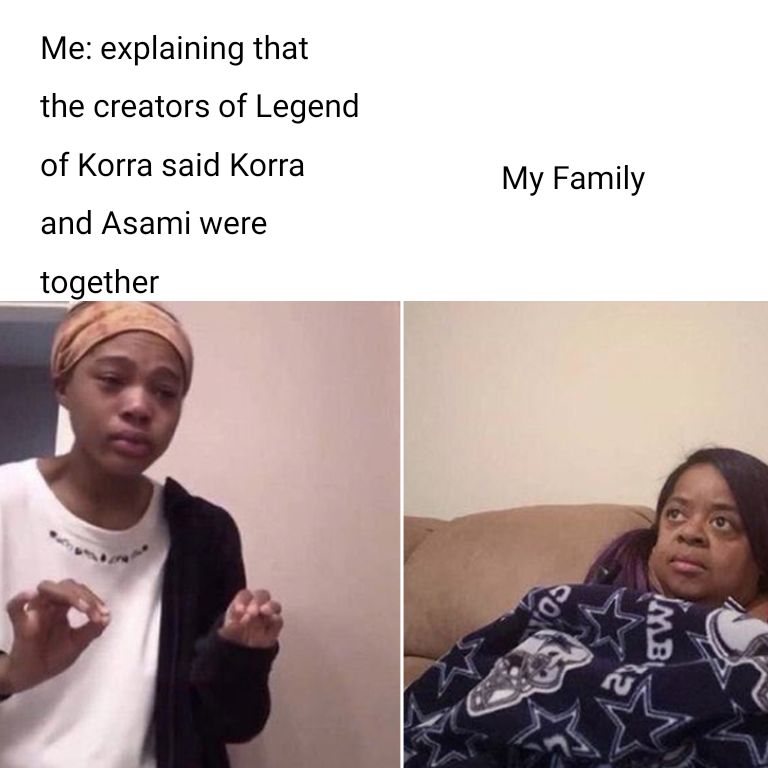 We were talking about avatar and legend of korra in a family group chat and I got inspired ...