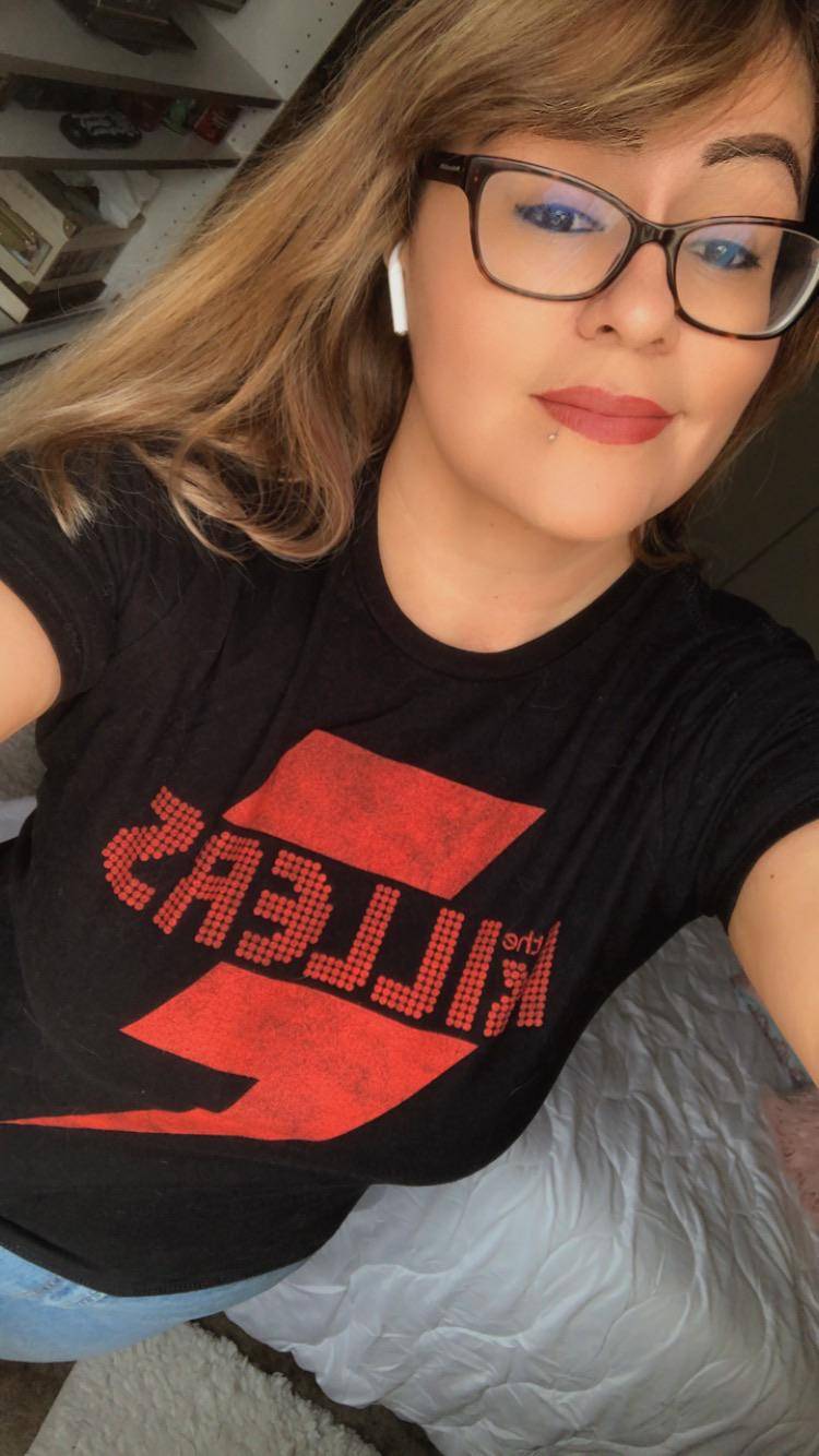 Wearing my favorite Killers shirt and listening to Run For Cover to get ...