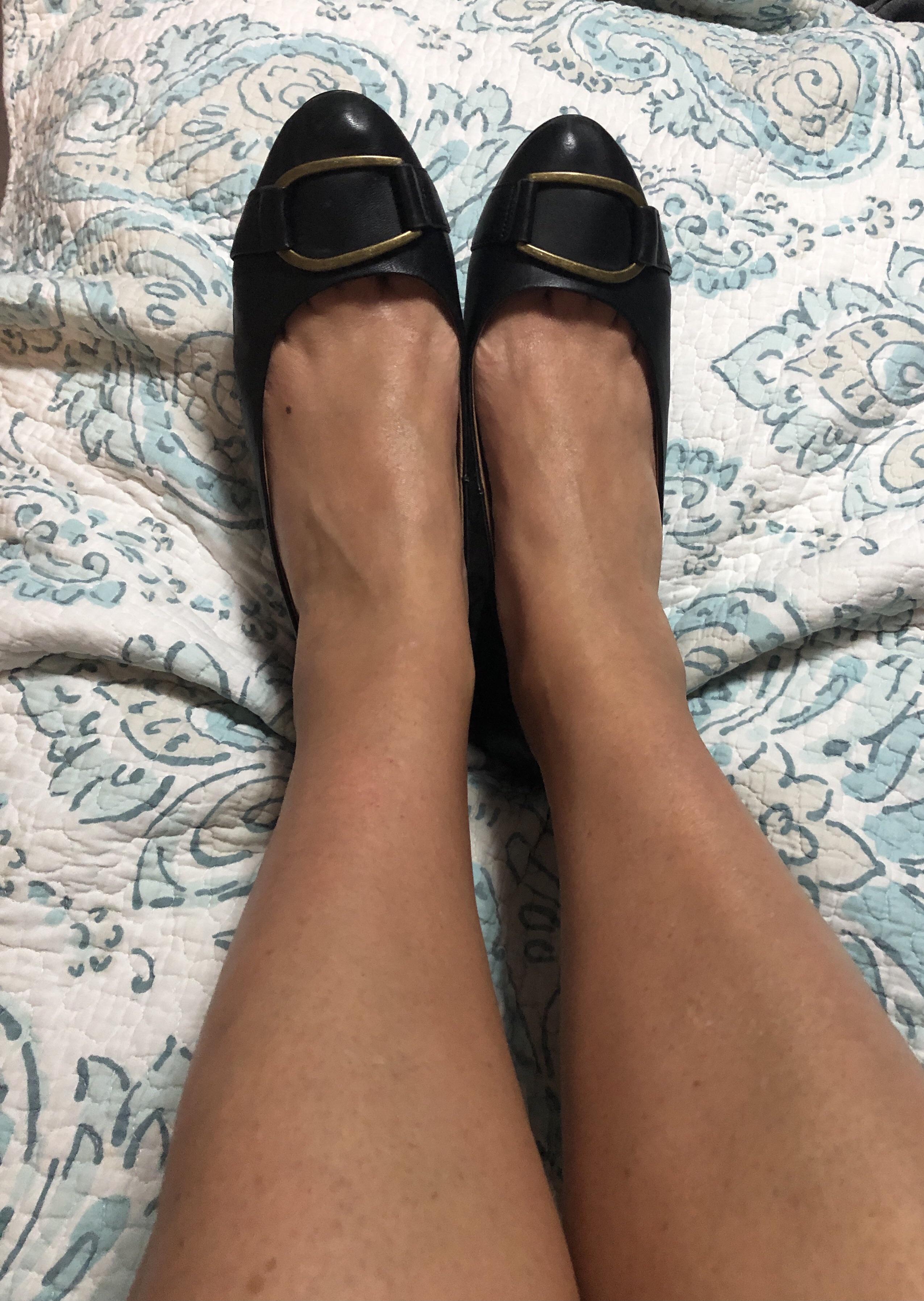 Wearing these flats per request ;) | Scrolller