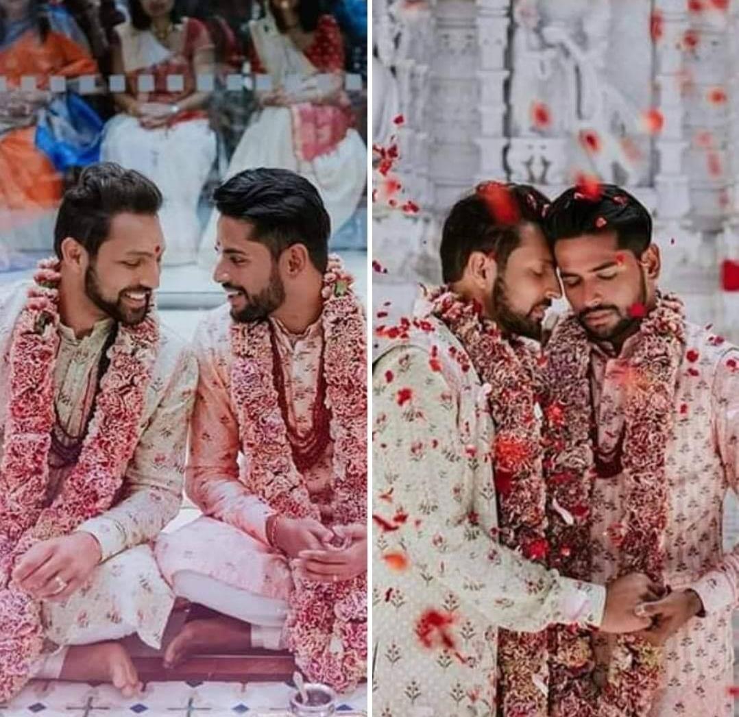 Wedding of the New Jersey based Indian gay couple - Amit Shah and Aditya Madiraju | Scrolller