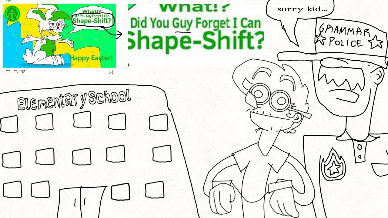 Wee-Woo! Wee-Woo! It's the grammar police coming for me! | Scrolller