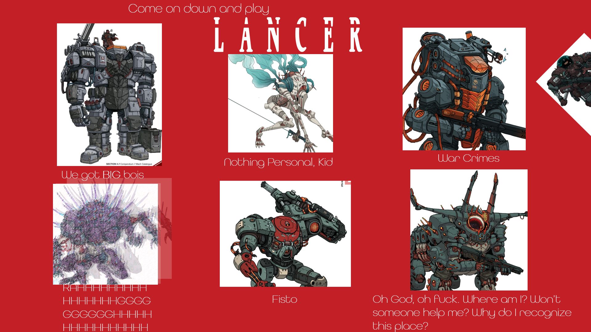 Welcome to Lancer, Pt.1 | Scrolller