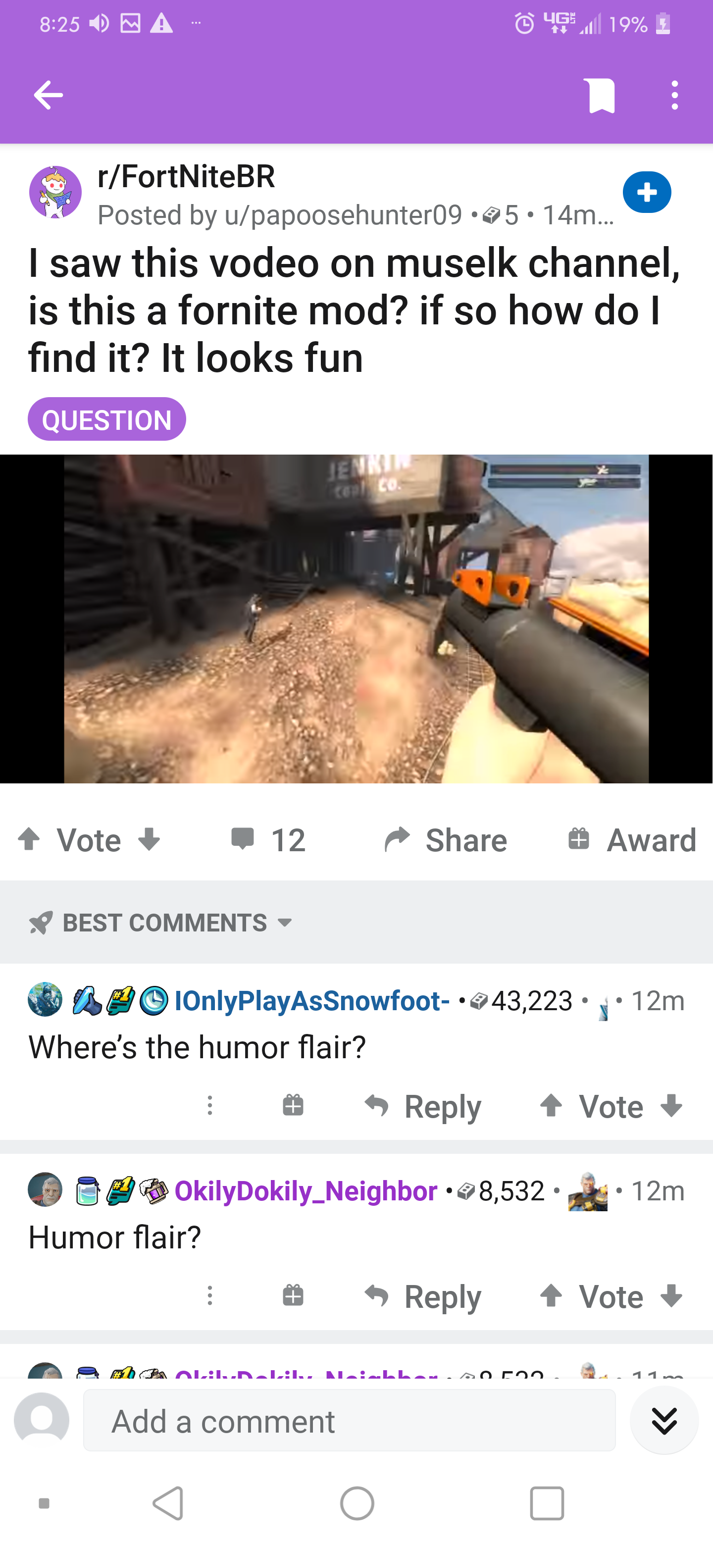 Well guys, we are a Fortnite mod now. | Scrolller