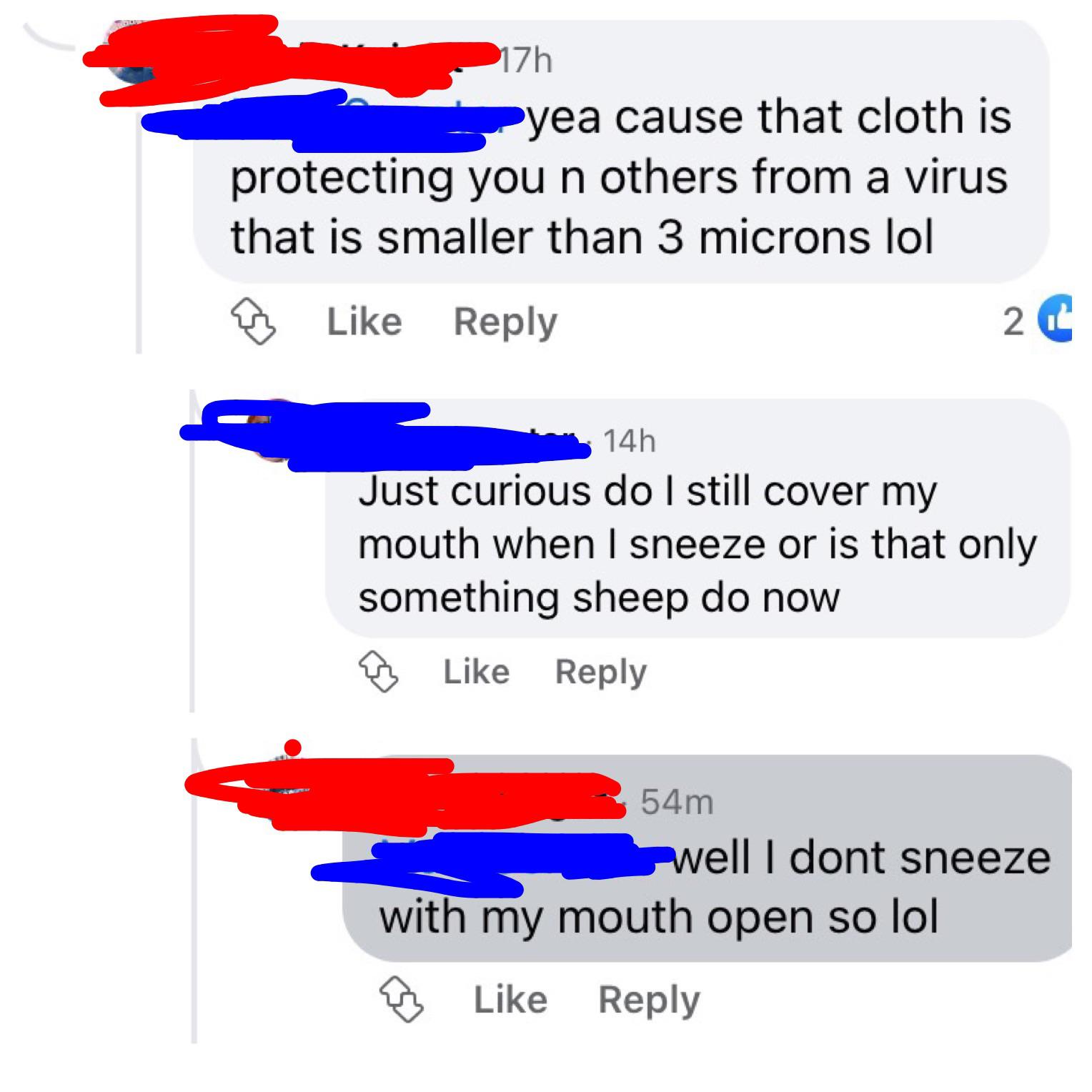 Well, I don’t sneeze with my mouth open… | Scrolller