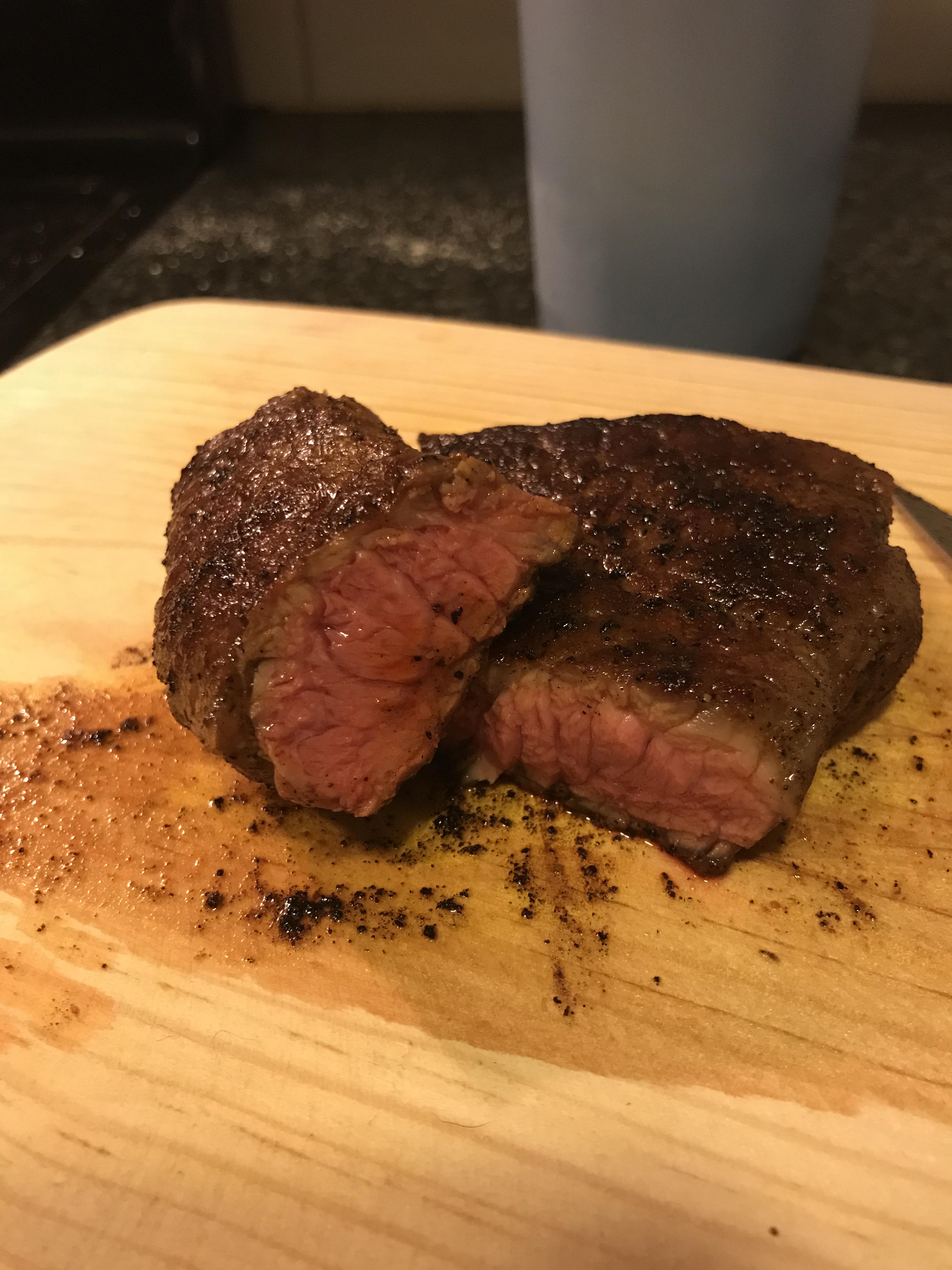 Well lads, how’d I do? Denver steak cast iron sear! | Scrolller