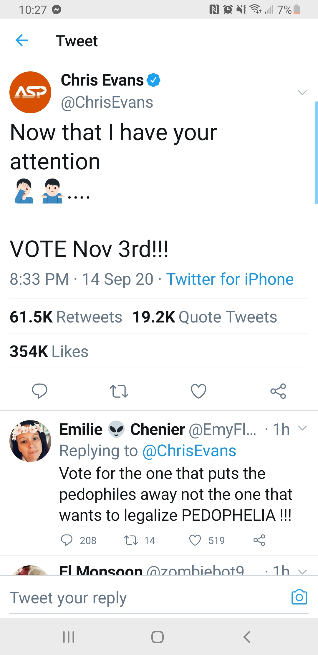 Well yes you do! And yes I will vote! | Scrolller