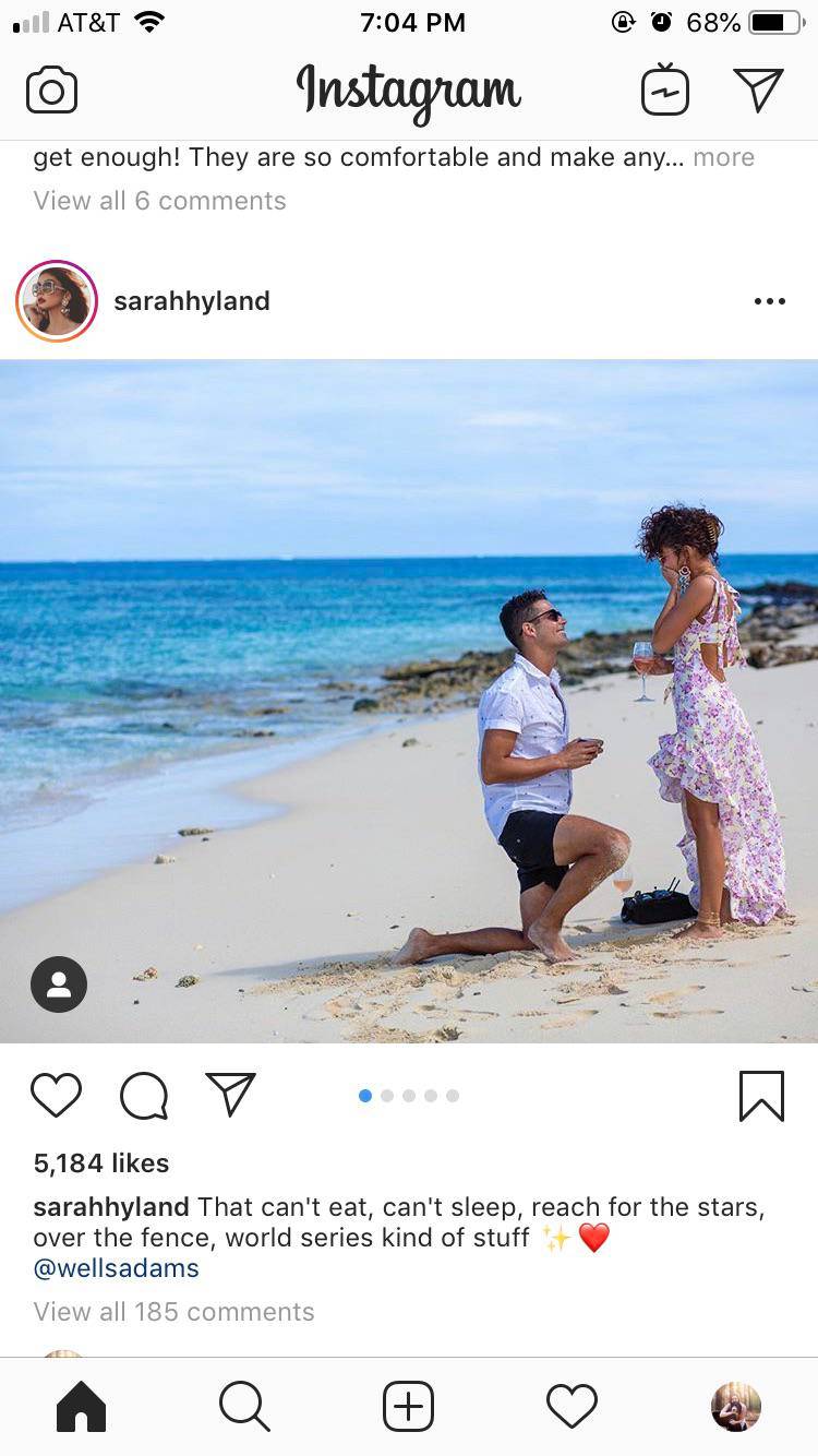 Wells and Sarah are Engaged!! | Scrolller