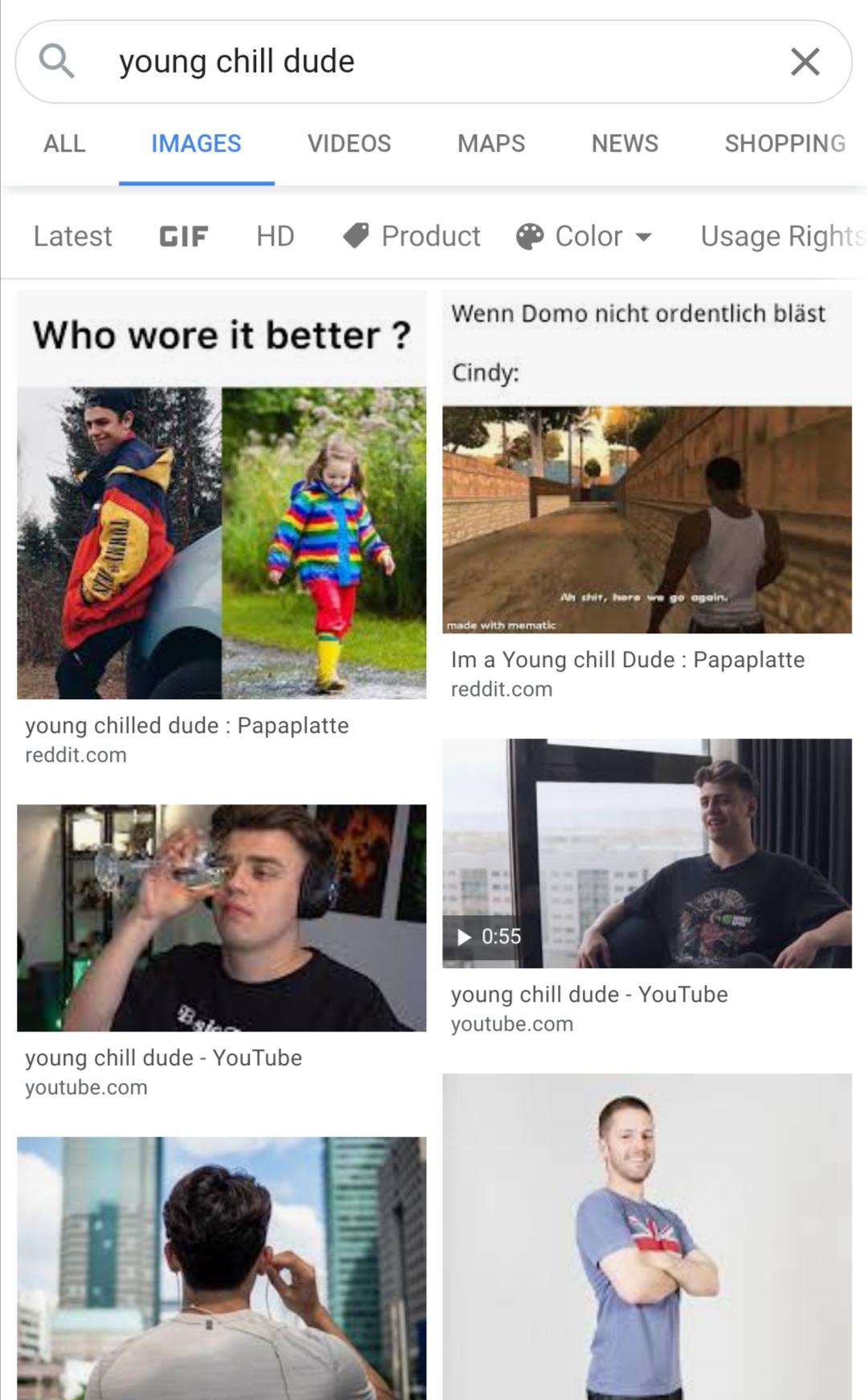 Wenn man "young chill dude" googled. | Scrolller
