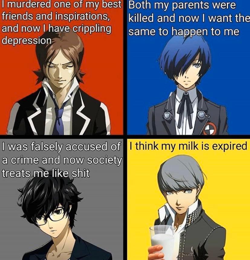 What bothers Persona protagonists | Scrolller