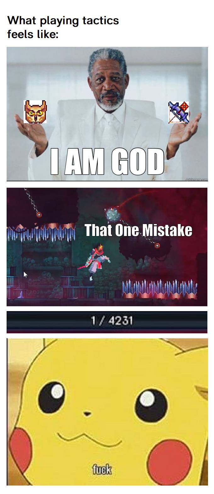 What playing tactics feels like: | Scrolller