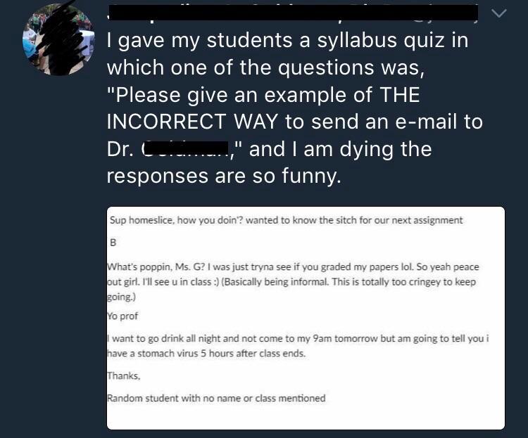 What’s poppin, professor ? | Scrolller