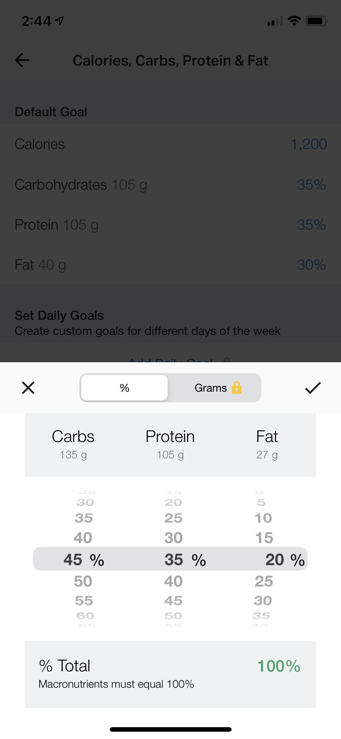 What should my macro %s be? | Scrolller