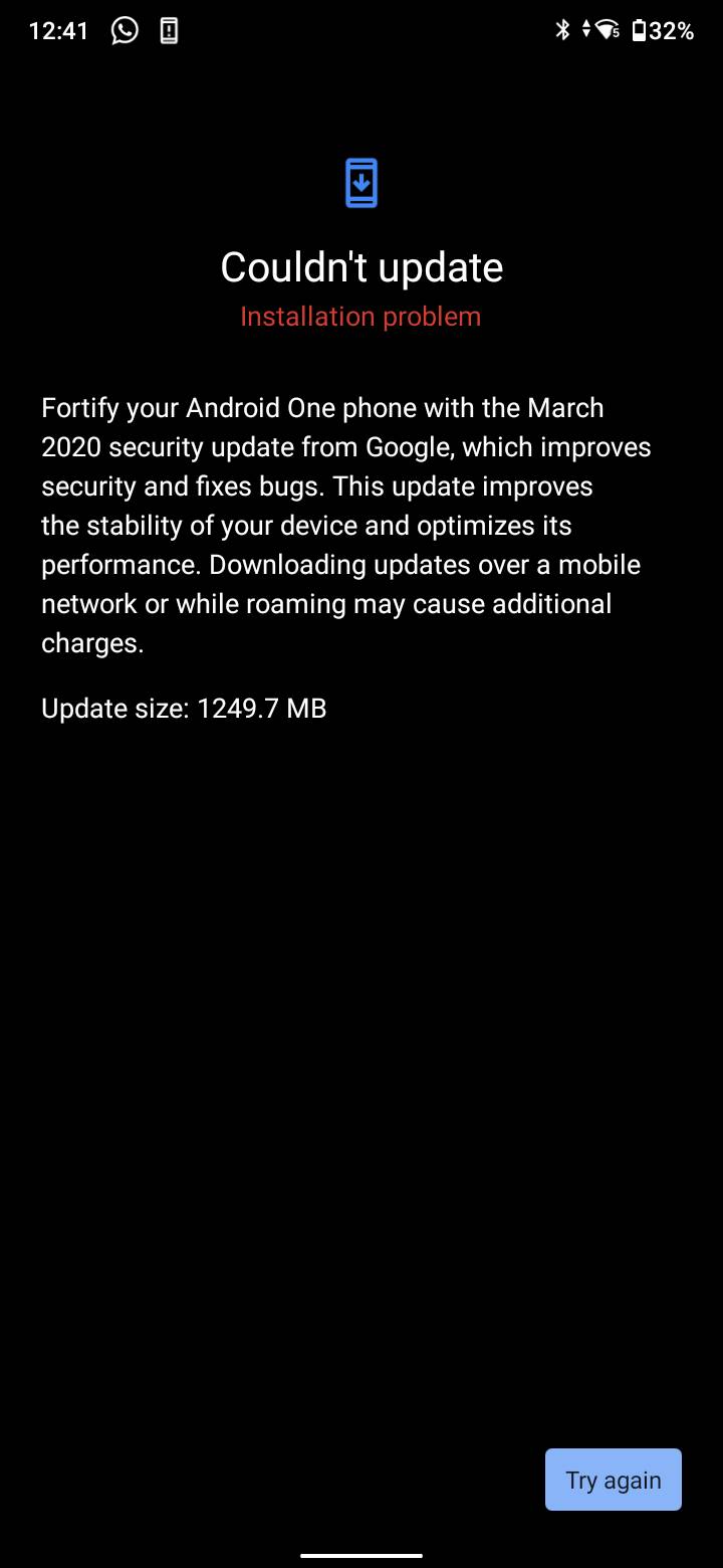 What the hell is this? Now I can't update my phone? | Scrolller